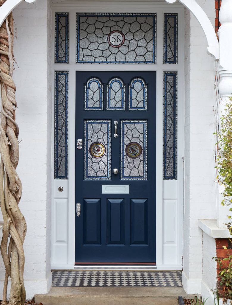 Blue Victorian Door - London Door Company