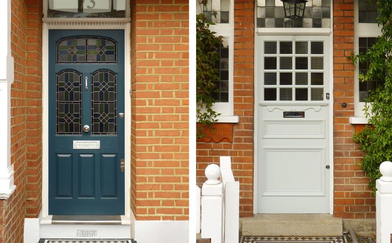 London Property and Period Front Door Styles Throughout the Years