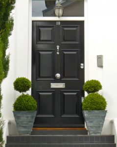 Black Regency Style Door - London Door Company