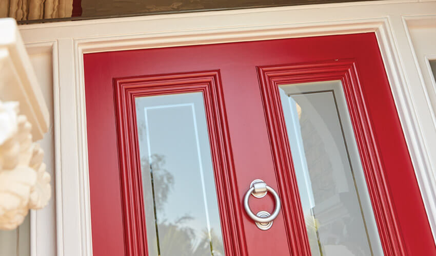 Red Victorian Front Door - London Door Company